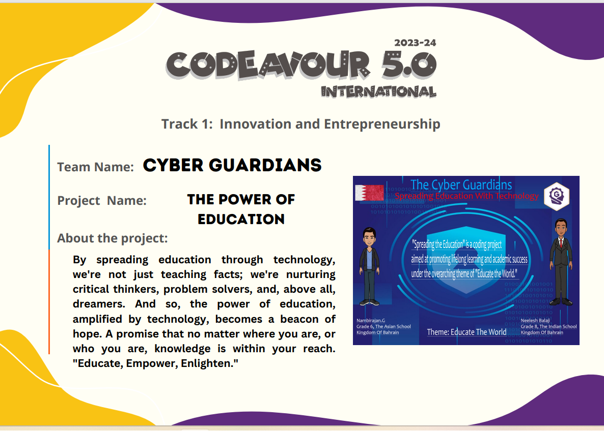 POWER OF EDUCATION - Codeavour